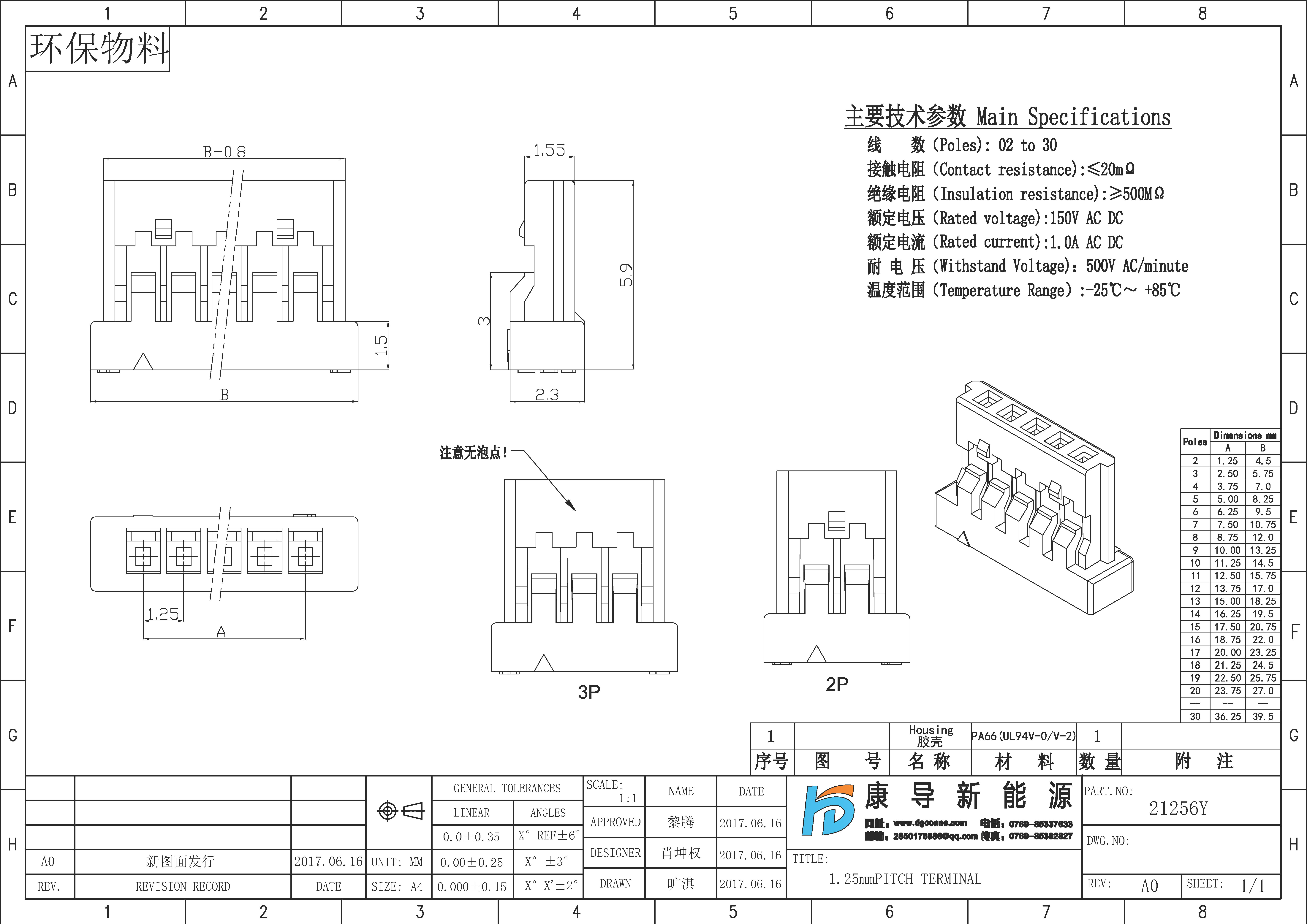 21256Y - 东莞市康导新能源连接器有限公司